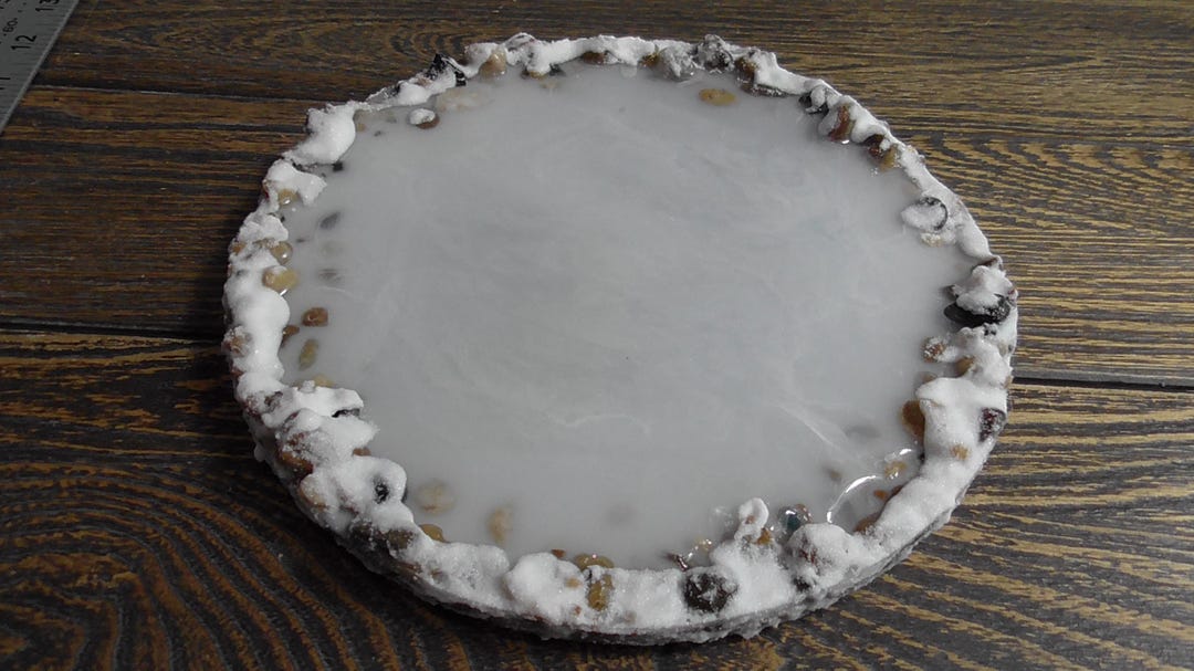 Frozen Resin Ice Lake River Pond Christmas Villages, Dioramas and ...