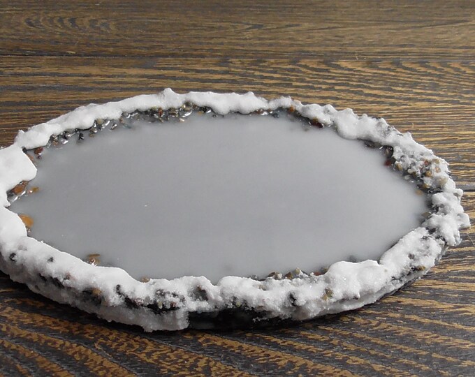 Frozen Resin Ice Lake River Pond Christmas Villages, Dioramas and ...