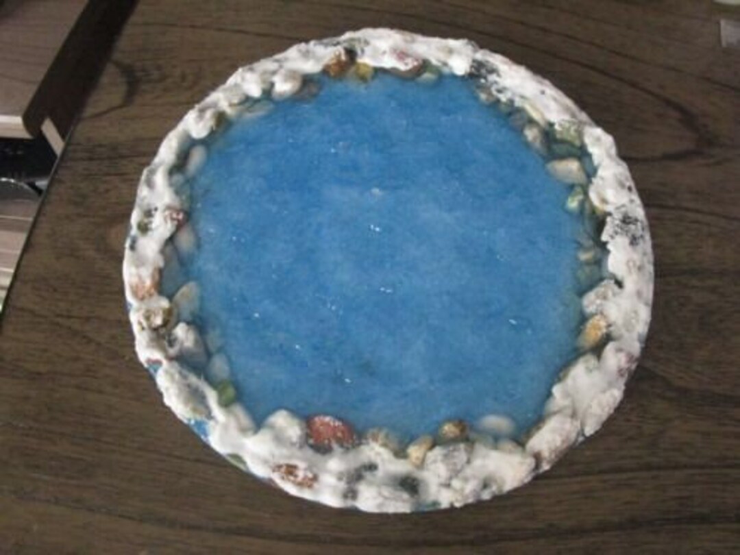 Lovely Realistic Looking 9 Resin Lake / Pond Perfect for Seasonal ...