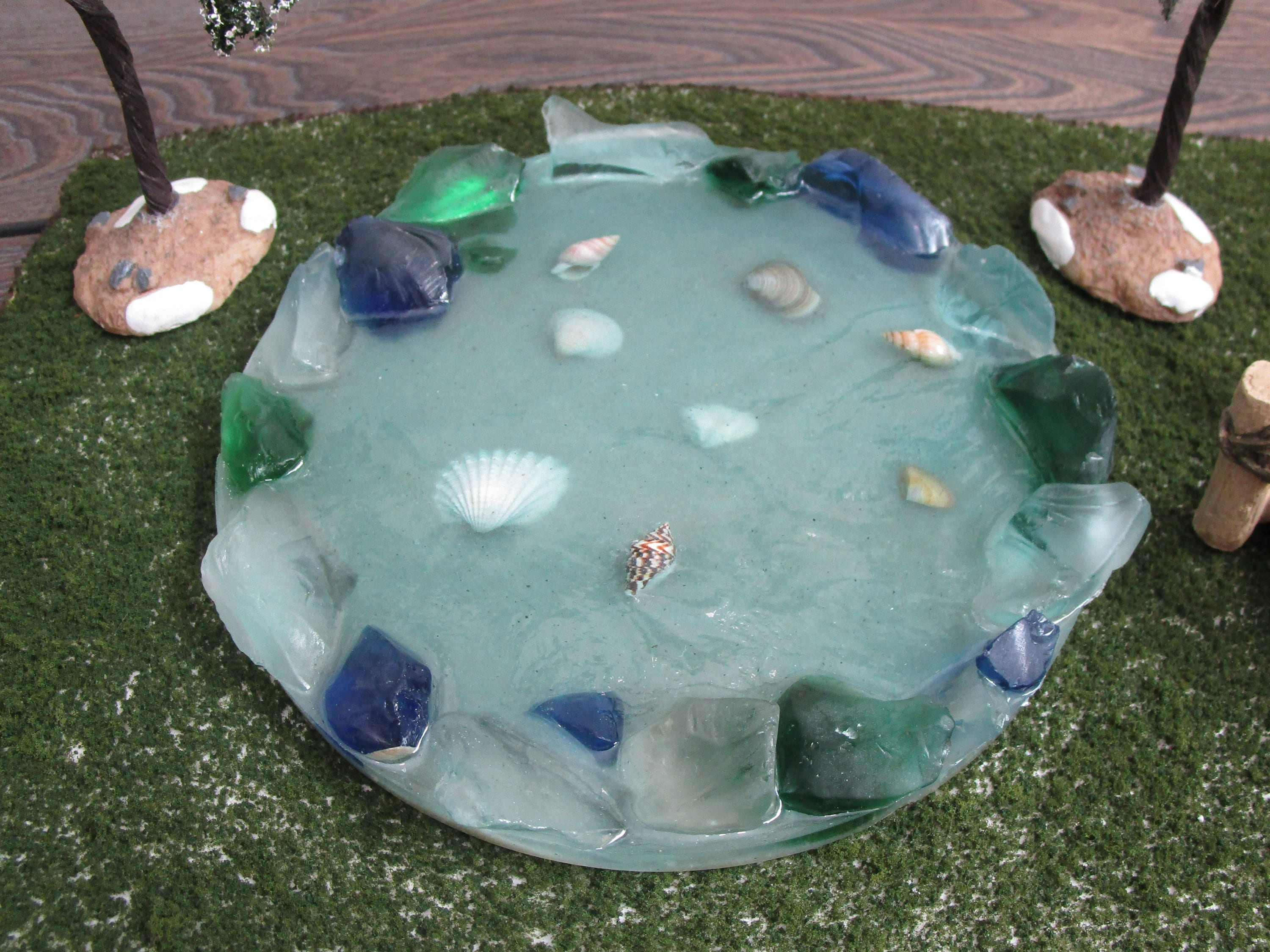 Lovely 7 Resin Lake / Pond Perfect Villages Dioramas Terrariums and ...