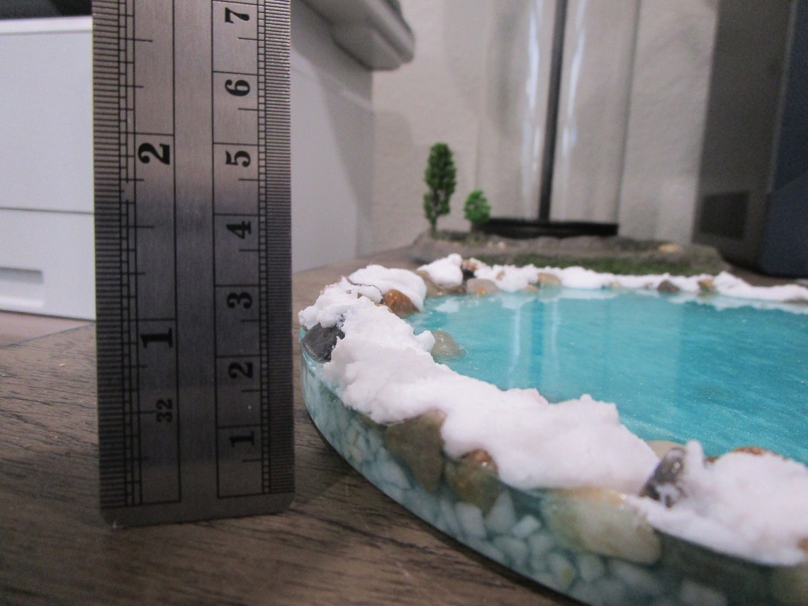 Realistic Looking Lake / Pond Perfect for Christmas Villages, Dioramas ...