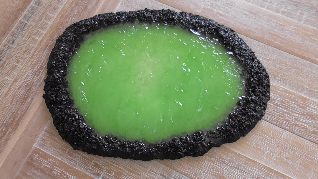 12" X 8" Handcrafted Resin Swamp Lake for Dioramas, Seasonal Village ...