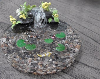 Resin Koi Lake Koi Pond Perfect for Seasonal Villages Dioramas Fairy ...