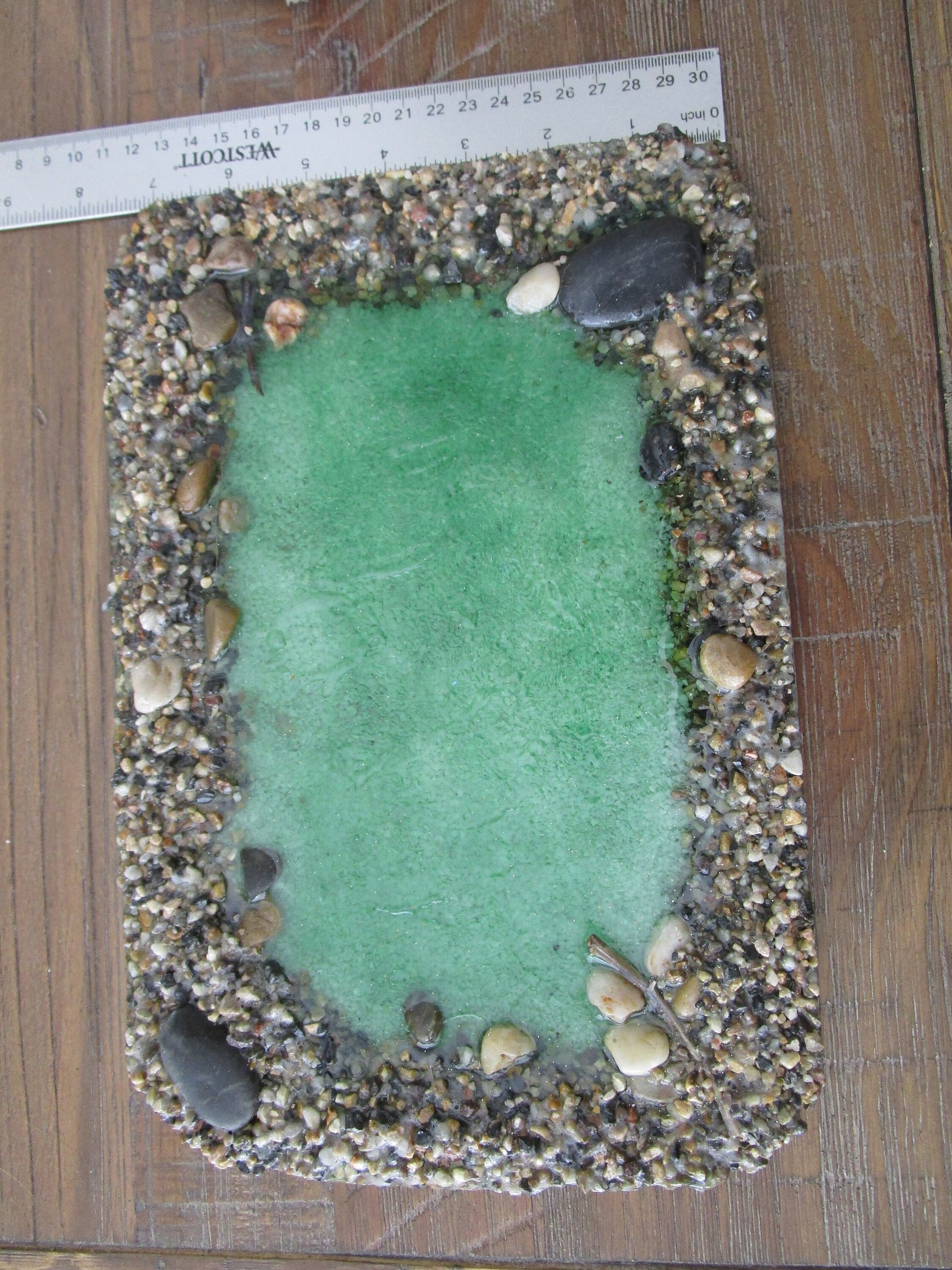 Realistic Looking Resin Lake / Pond Perfect for Christmas Villages ...