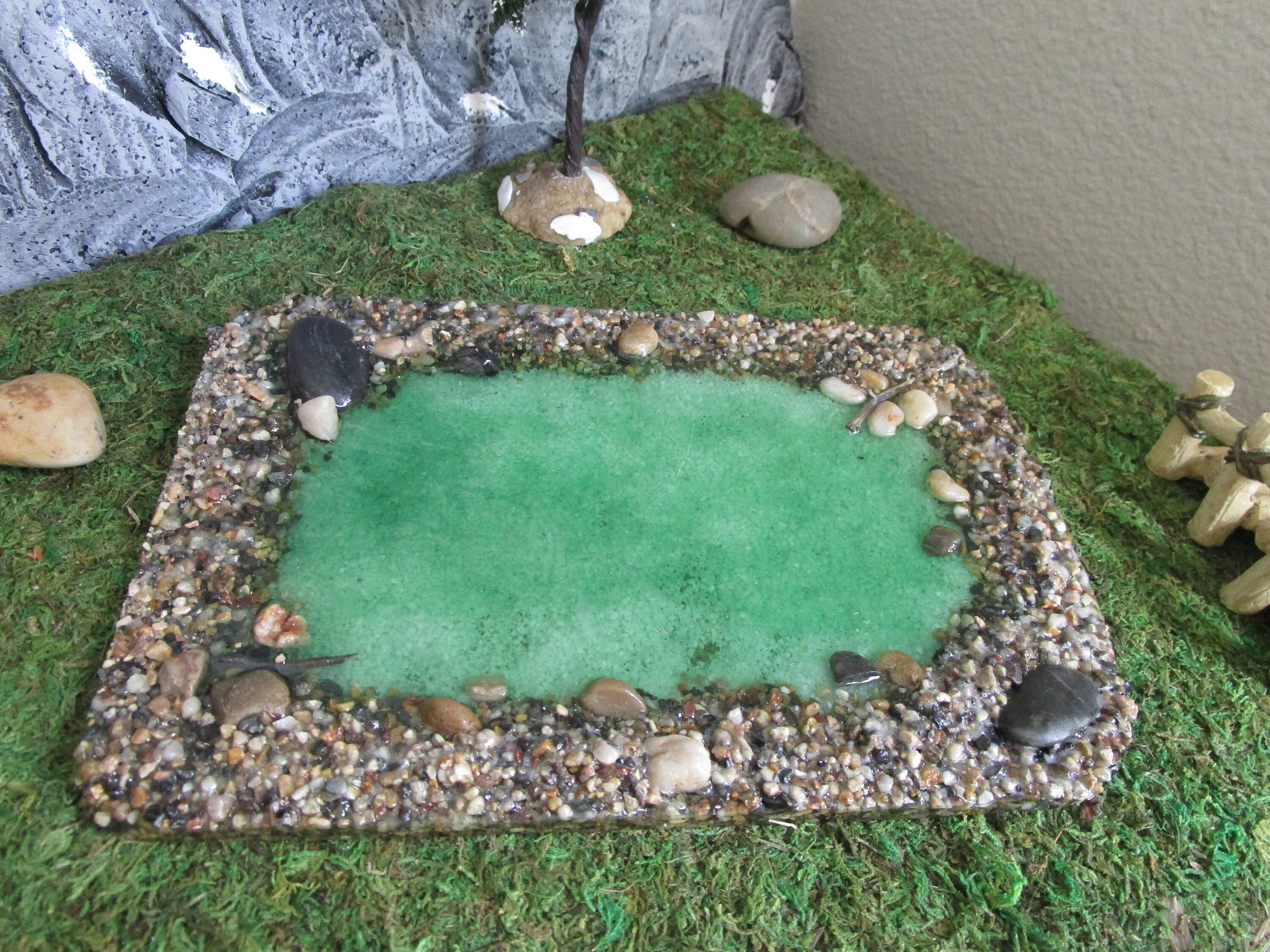 Realistic Looking Resin Lake / Pond Perfect for Christmas Villages ...