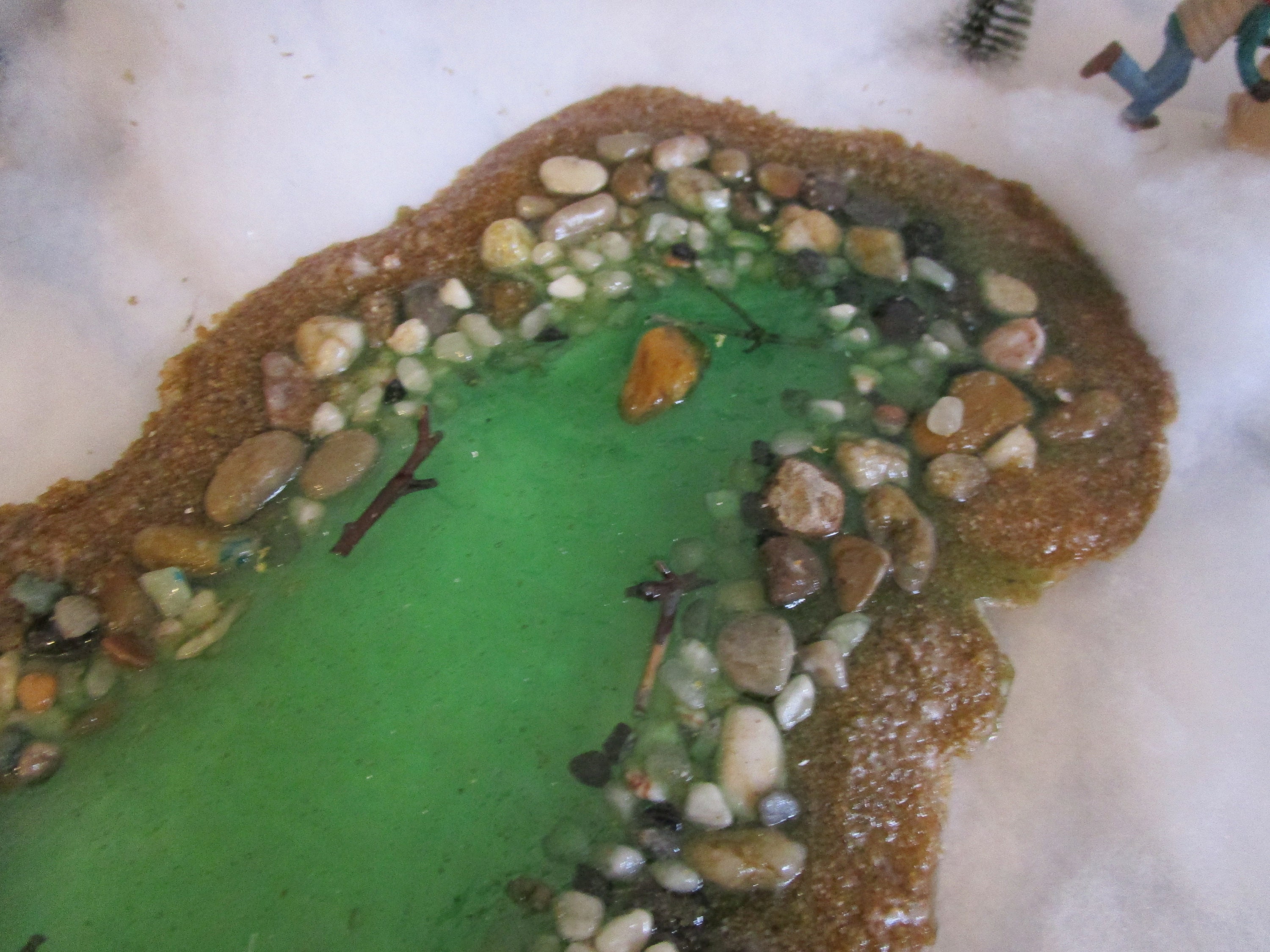 Realistic Looking Lake / Pond Perfect for Christmas Villages, Dioramas ...