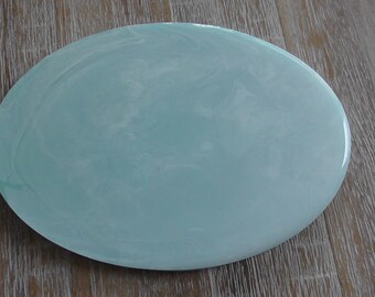19" X 11" Mini Handcrafted Resin Frozen Ice Lake for Dioramas, Seasonal ...