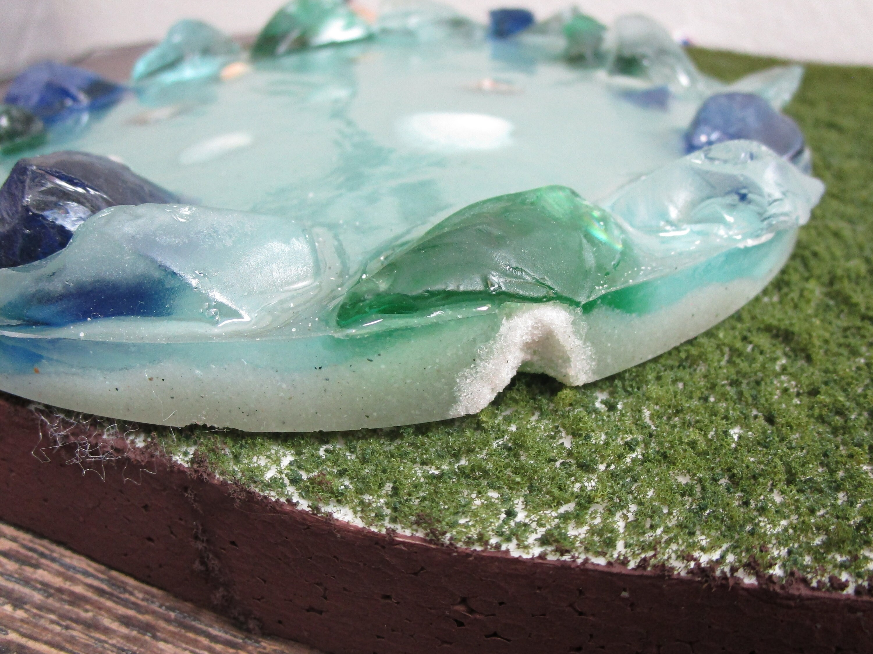 Lovely 7 Resin Lake / Pond Perfect Villages Dioramas Terrariums and ...