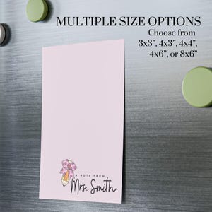 Personalized Pink Post-it® Notes for Creative Workspaces - Etsy