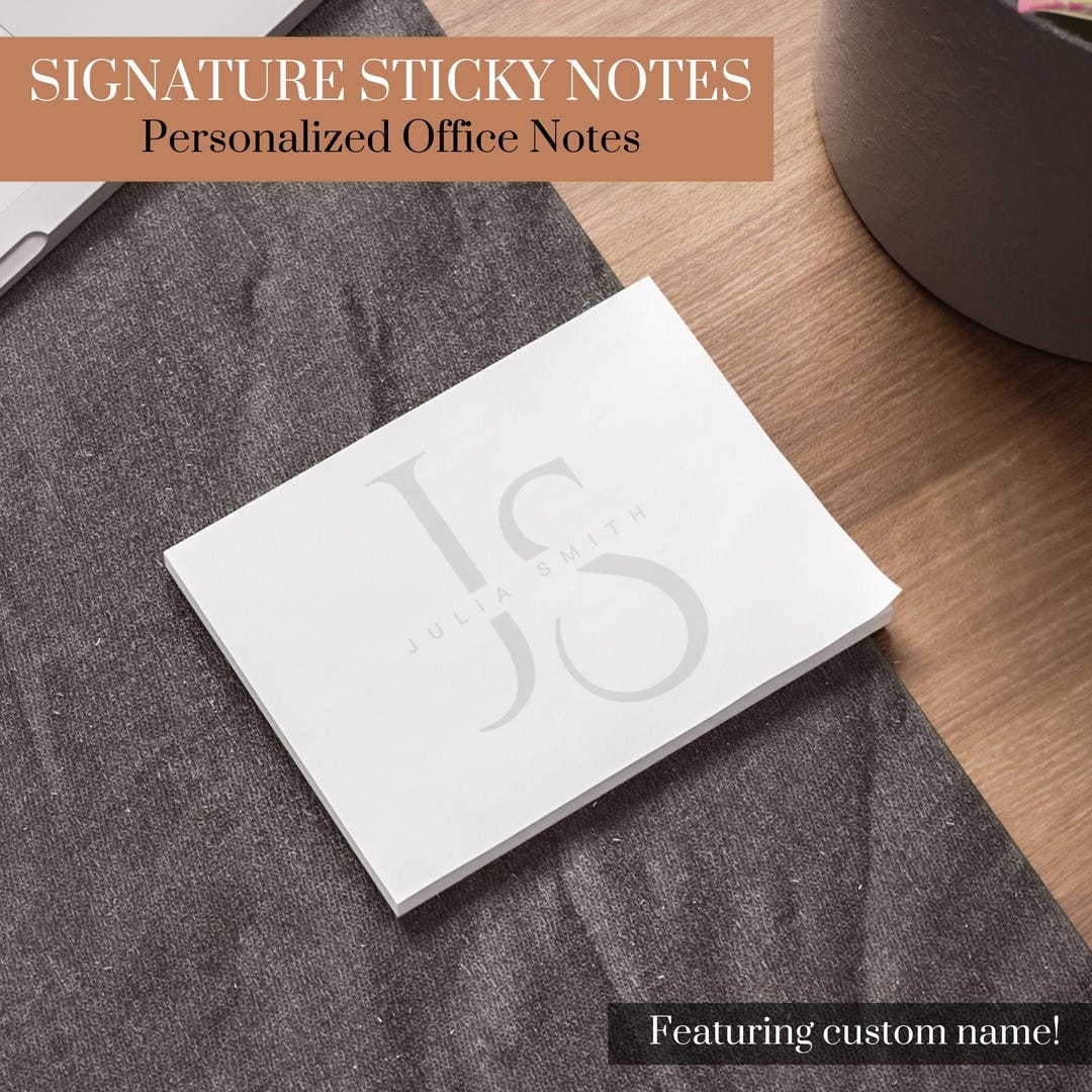 Custom Personalized Post-it® Notes for To-do Lists - Etsy
