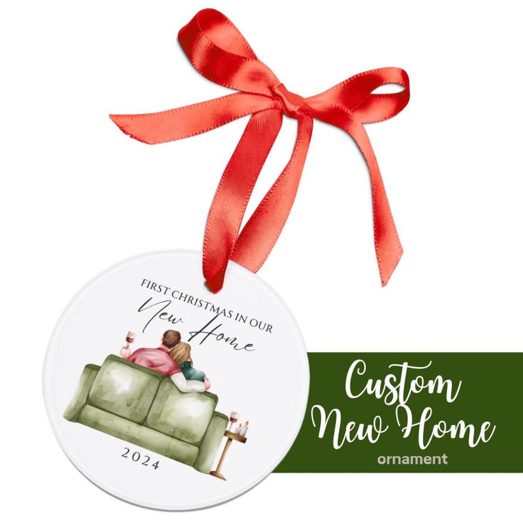 Cozy Couch Ornament for First Christmas in New Home - Etsy