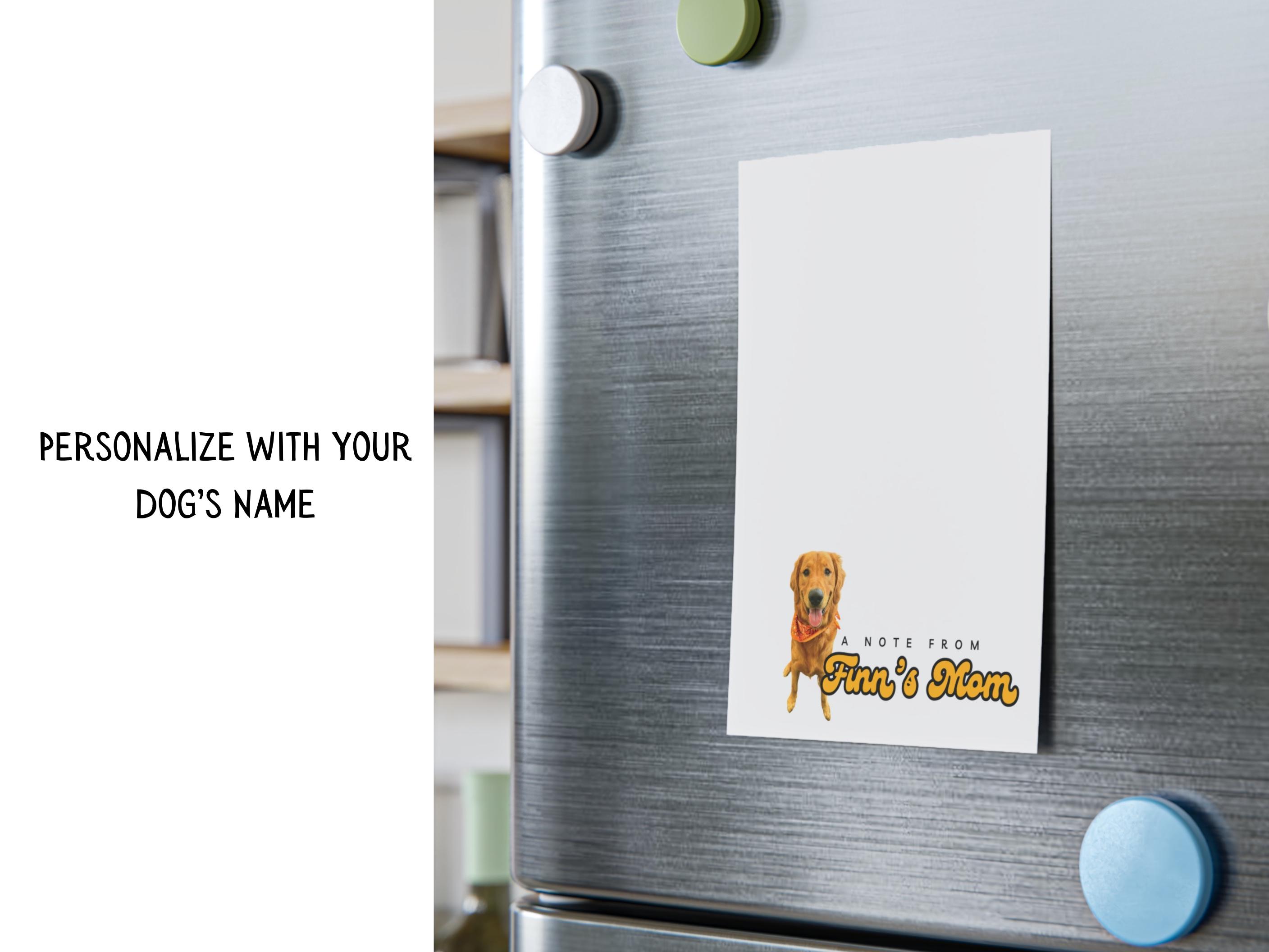 Custom Dog Photo Sticky Notes With Personalized Name Design - Etsy