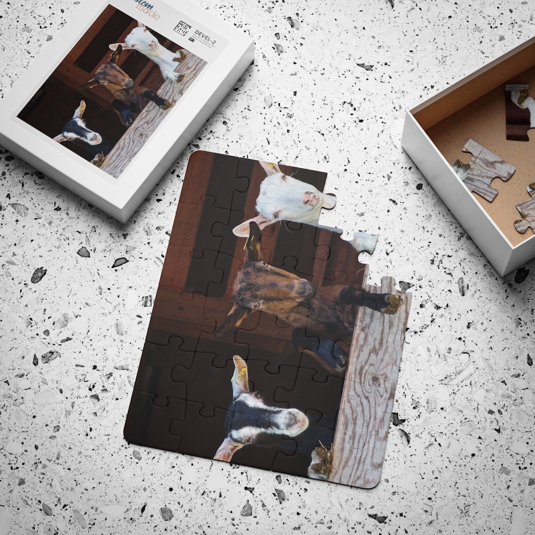 Farm Animal Kids' Puzzle, 30-piece - Etsy