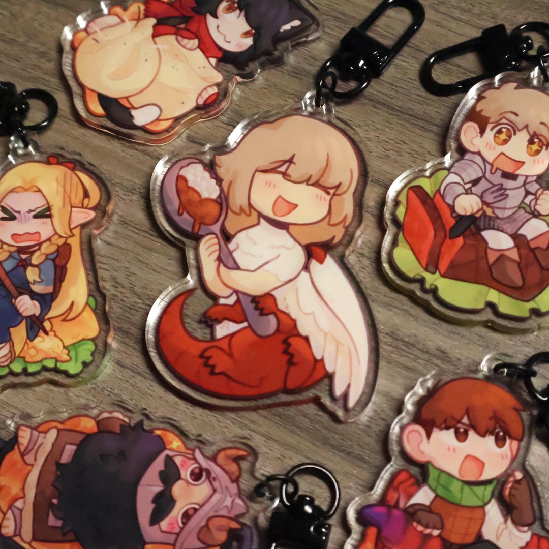 Dungeon Meshi Acrylic Keychains - Etsy