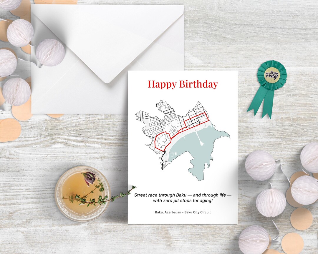 Birthday Printable Greeting Card – 5x7” Instant PDF Download, F1 ...