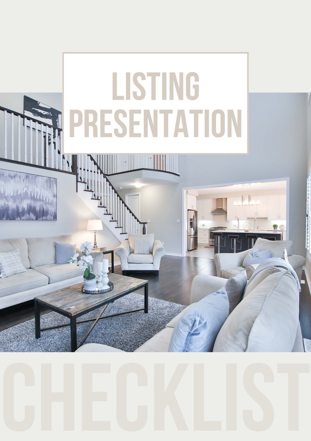 Realtor Listing Presentation Checklist Real Estate Agent Checklist Real ...