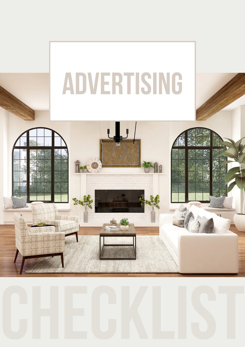 Real Estate Advertising Checklist Realtor Advertising Checklist ...