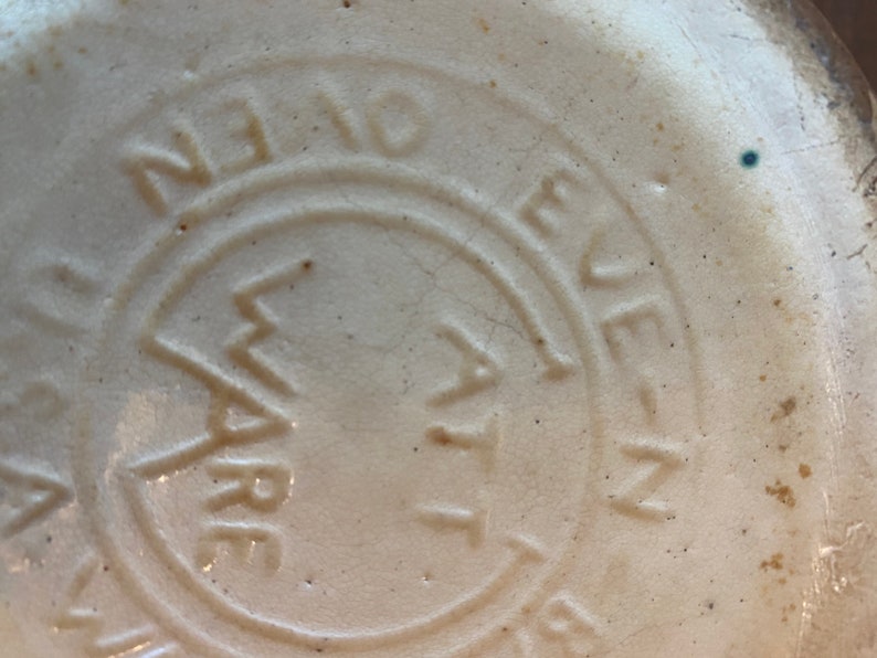 Antique Yellow Ware Watt Ware Eve-n Bake Ovenware Large Bowl - Etsy