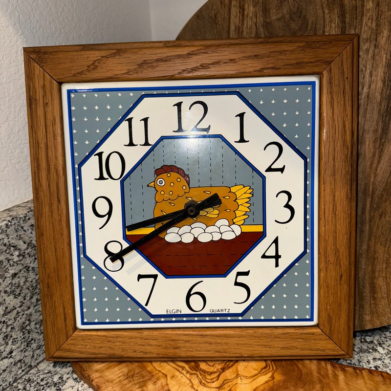 Elgin Wall Clock - Etsy