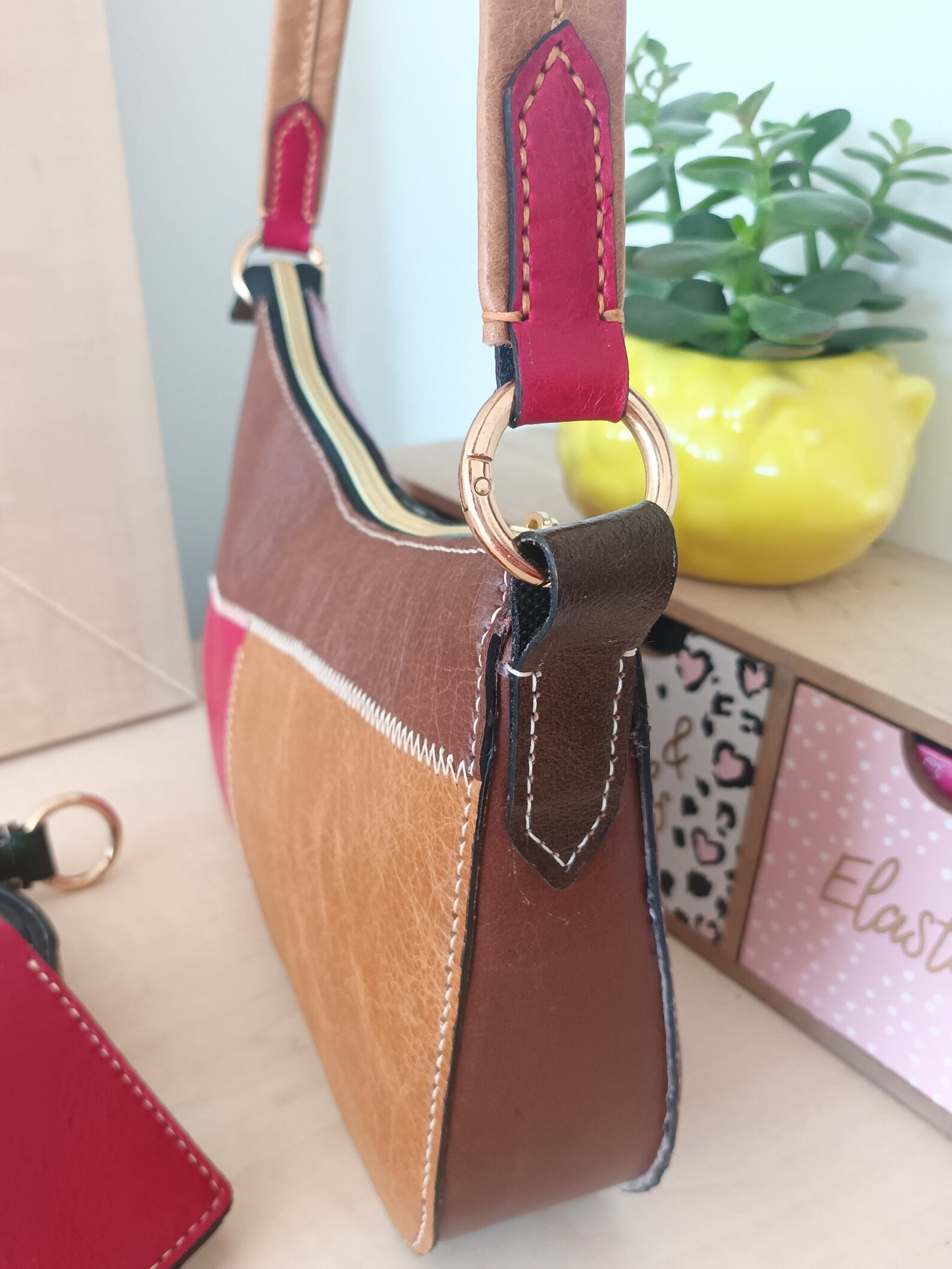 Handmade Genuine Leather Shoulder Bag - Etsy