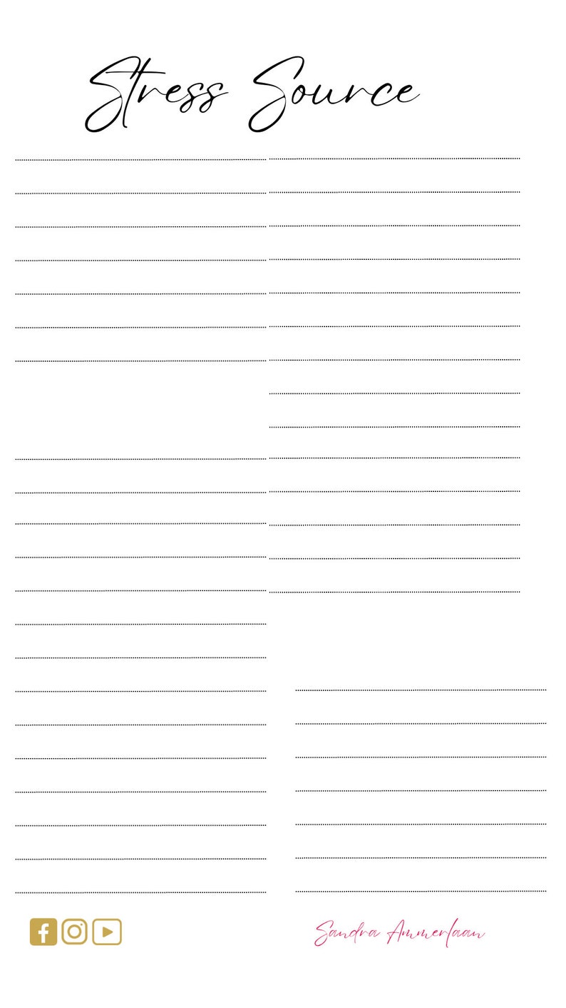 Stress Processing Journal - Etsy