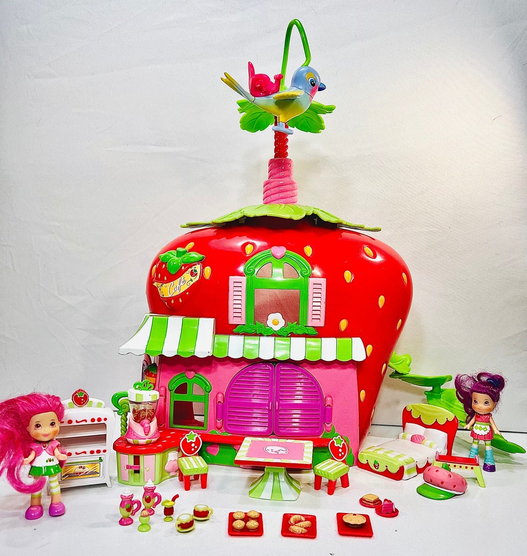 Strawberry Shortcake Bitty Berry Cafe Hasbro 2008 - Etsy
