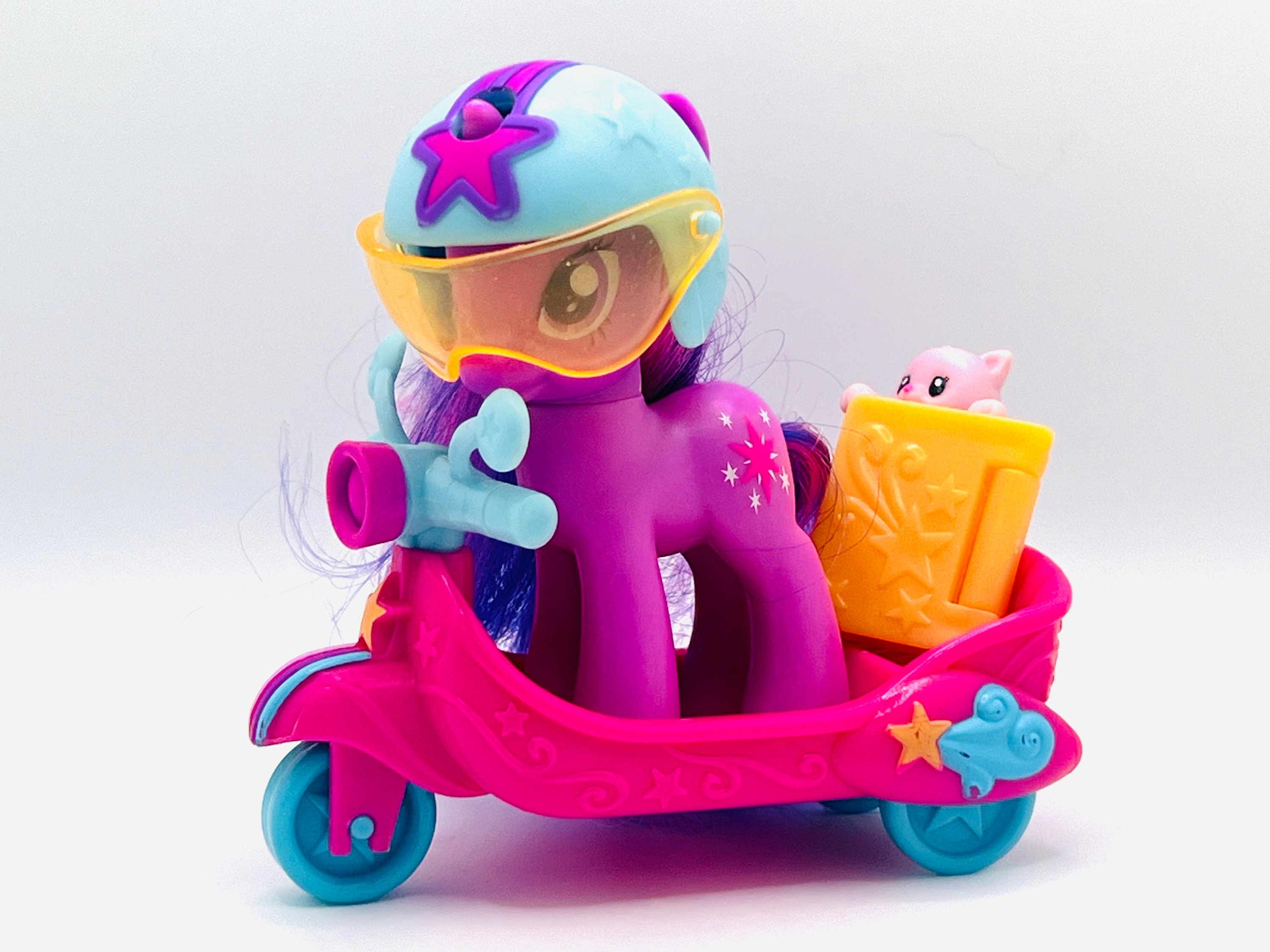 RARE My Little Pony 'riding Along With Twilight Sparkles and Kitty 4 ...