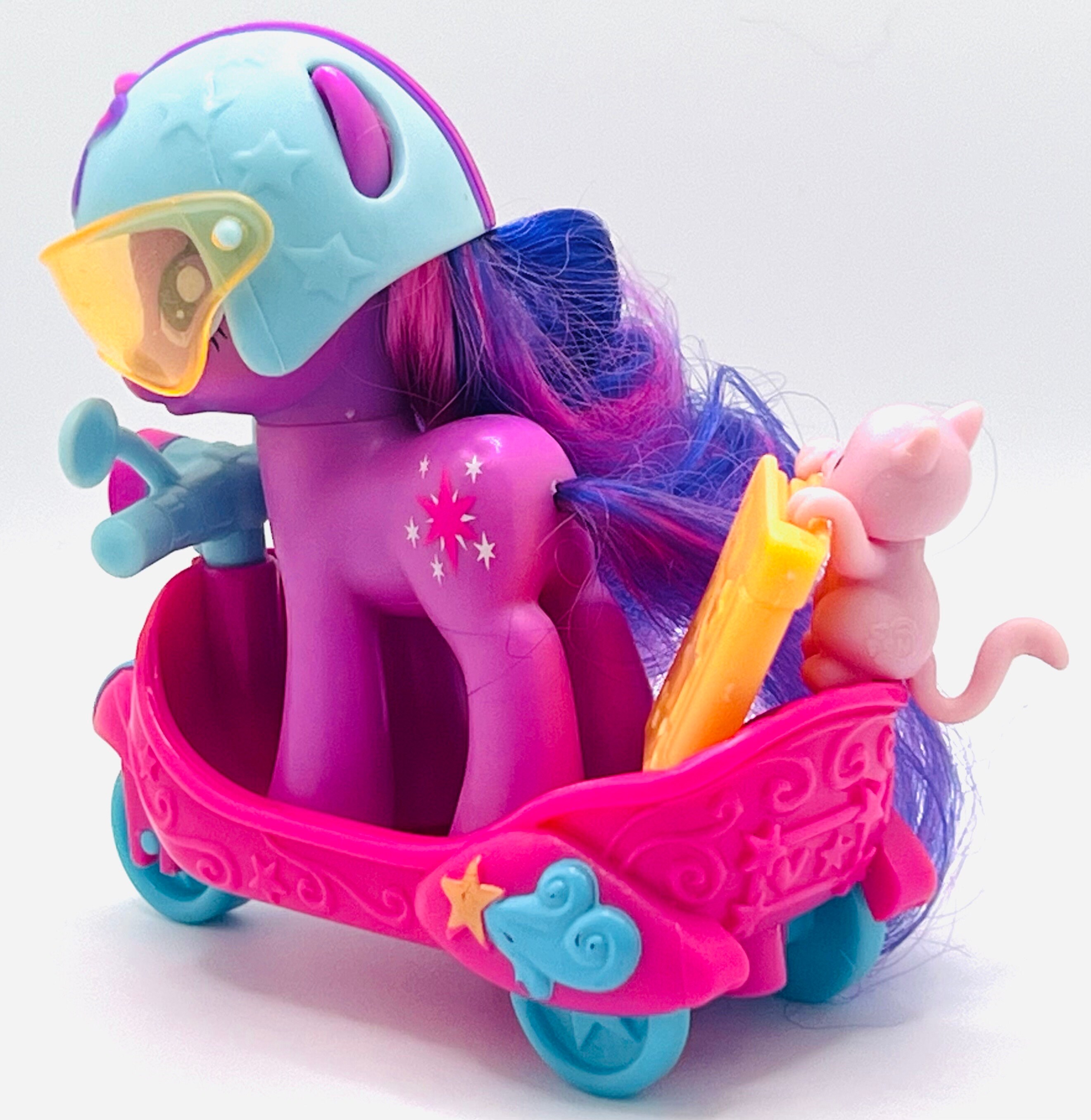 RARE My Little Pony 'riding Along With Twilight Sparkles and Kitty 4 ...