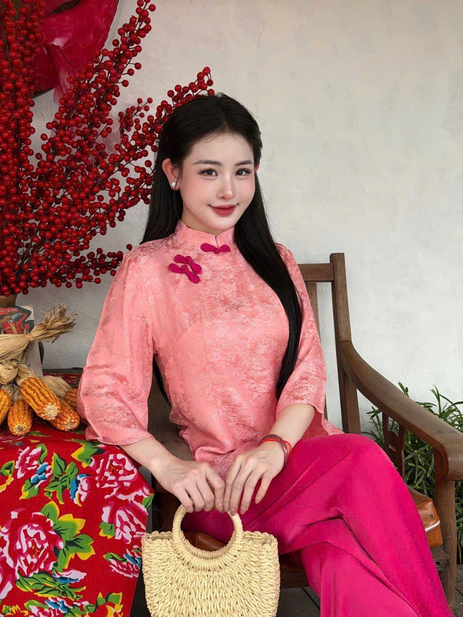 Vietnamese Silk Áo Bà Ba Set | Traditional Women's Clothing - Etsy