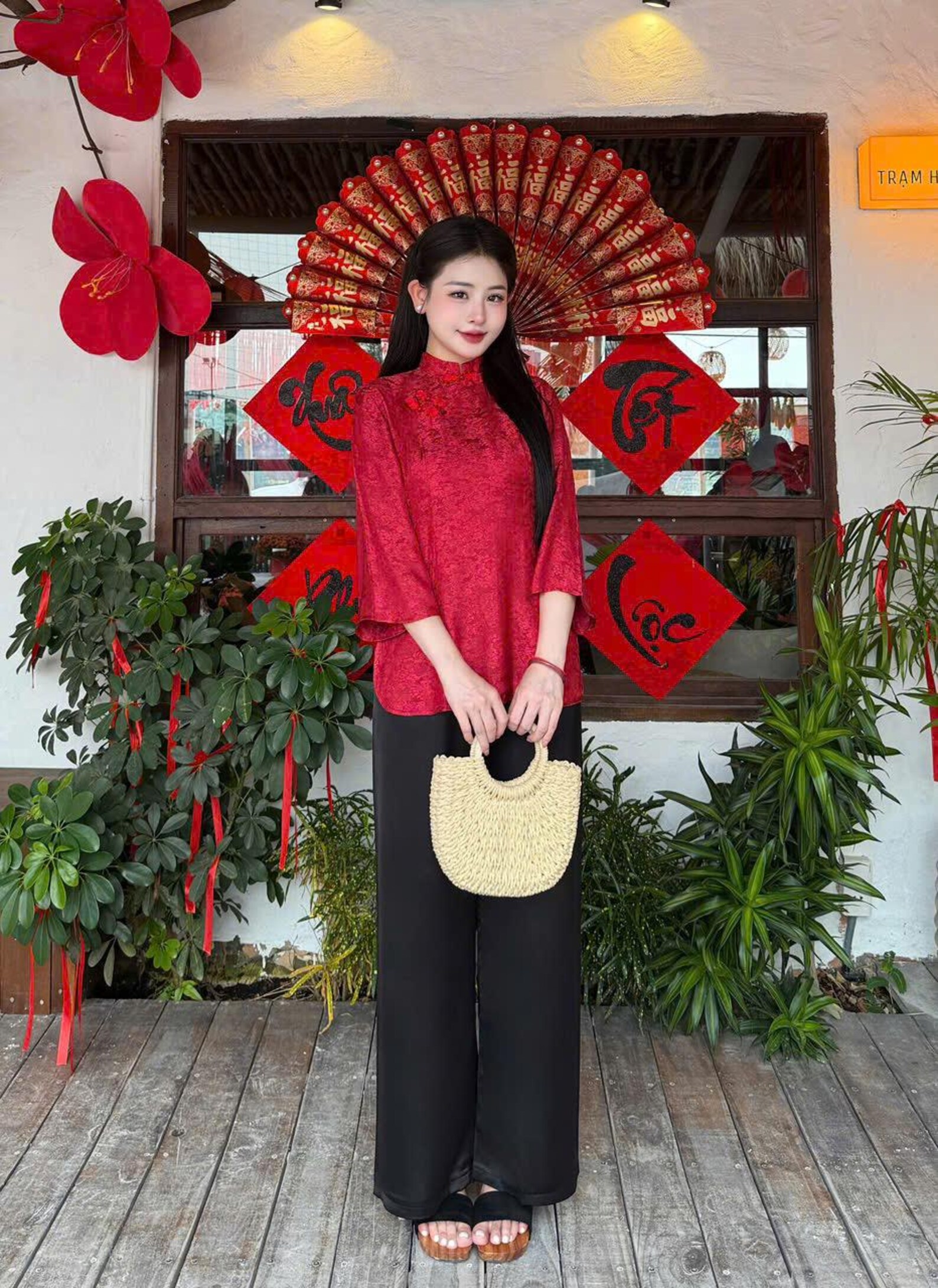 Vietnamese Silk Áo Bà Ba Set | Traditional Women's Clothing - Etsy