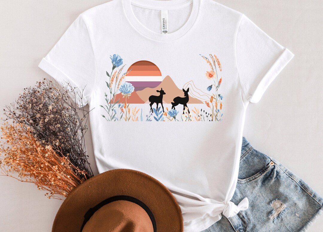 Lesbian Symbol Womens Tee, Lesbian Gift Unique,lesbian Era,gaye Pride ...