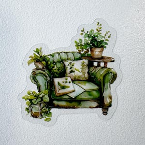 Plant Stickers Set Clear Background Plants Stickers Waterproof Stickers ...
