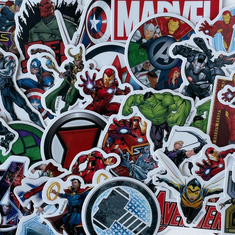 Marvels Stickers - Etsy