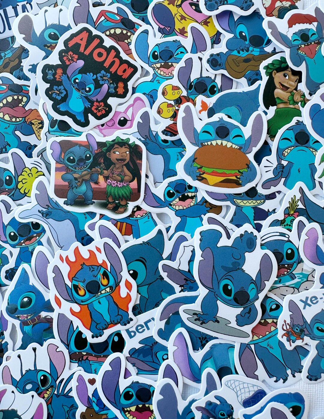 Lilo & Stitch Stickers | Kawaii Vinyl Decal Surprise Pack - Etsy