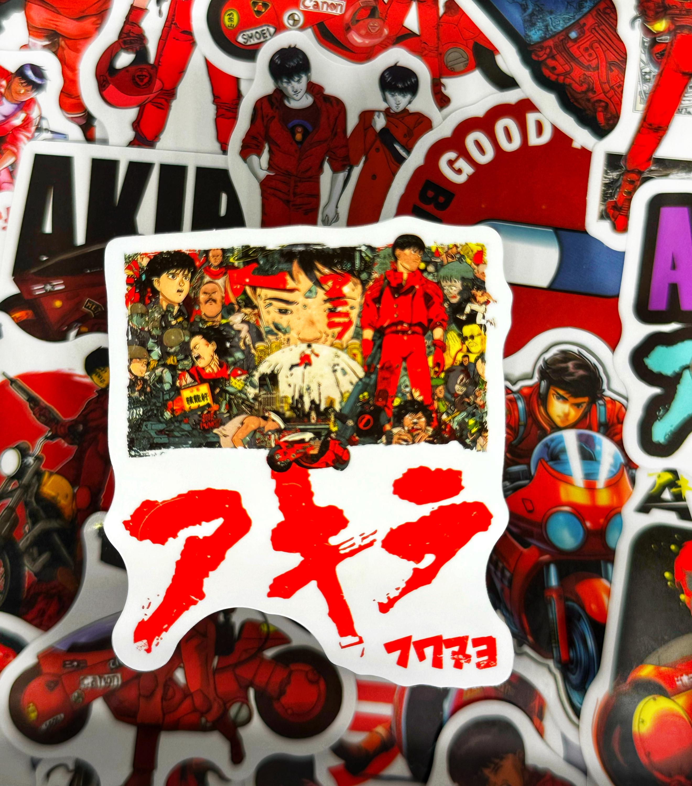 Akira Cyberpunk Stickers: Japanese Anime Manga Sticker Pack - Etsy