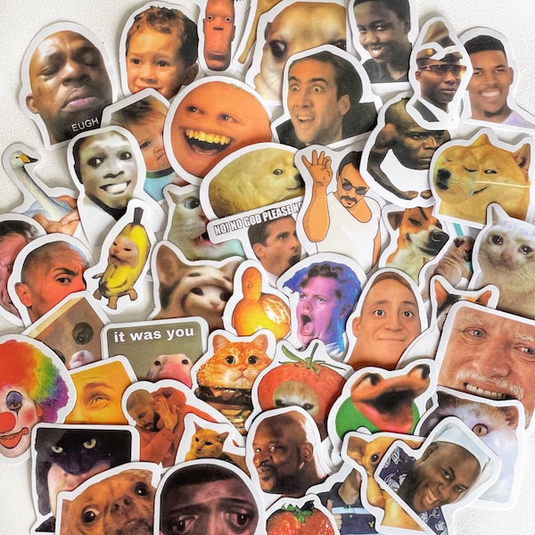 Meme Stickers Pack - Etsy