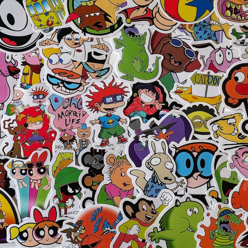 Nickelodeon Stickers - Etsy