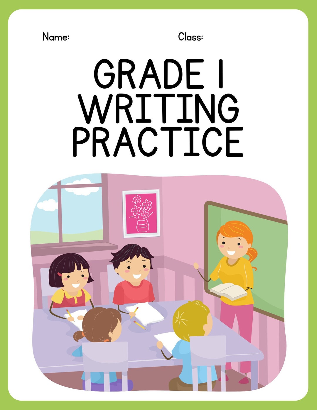 Grade 1 Writing Practice Printable Worksheets Perfect for First Graders ...