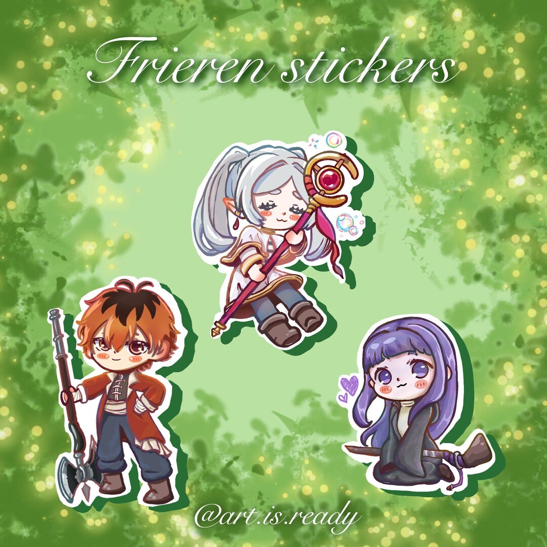 Frieren: Beyond Journey's End Chibi Stickers - Etsy