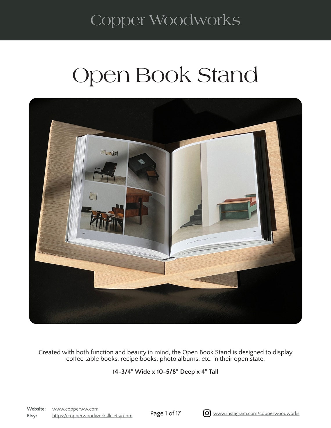 Open Book Display Digital Build Plans | Open Book Stand Digital Plans ...