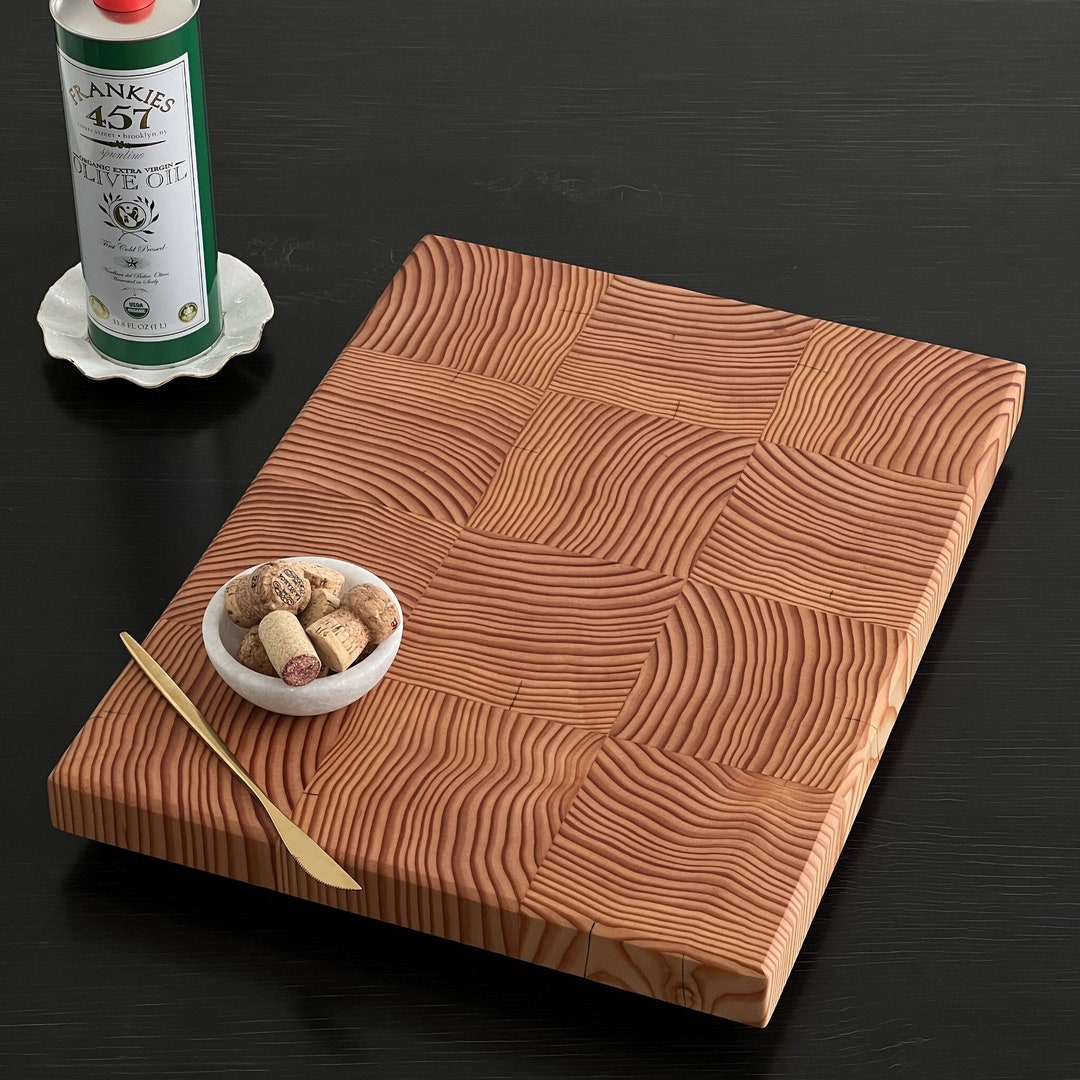 The Giant Fir End Grain Cutting Board - Etsy