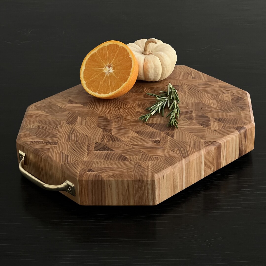 The Hex Chaos End Grain Cutting Board - Etsy