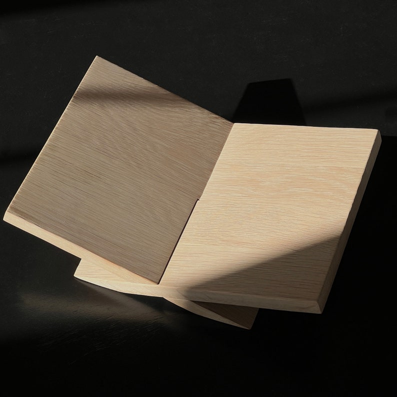 Open Book Stand Build Plans PDF | Wood Book Display Plans | DIY ...