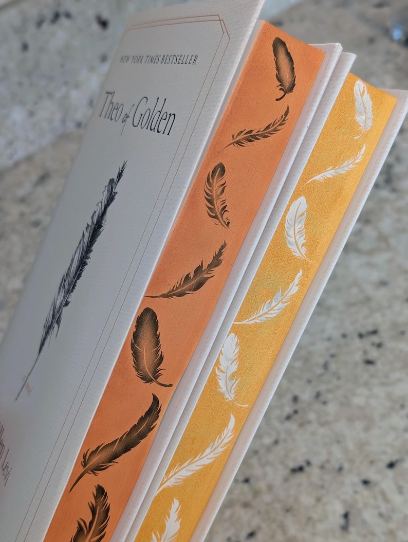 Theo of Golden by Allen Levi | Custom Sprayed Feather Edges Book - Etsy