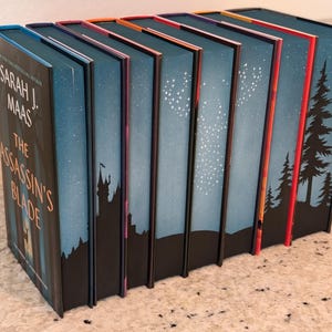 Throne of Glass Series W/ Custom Sprayed Edges, Special Edition Books ...