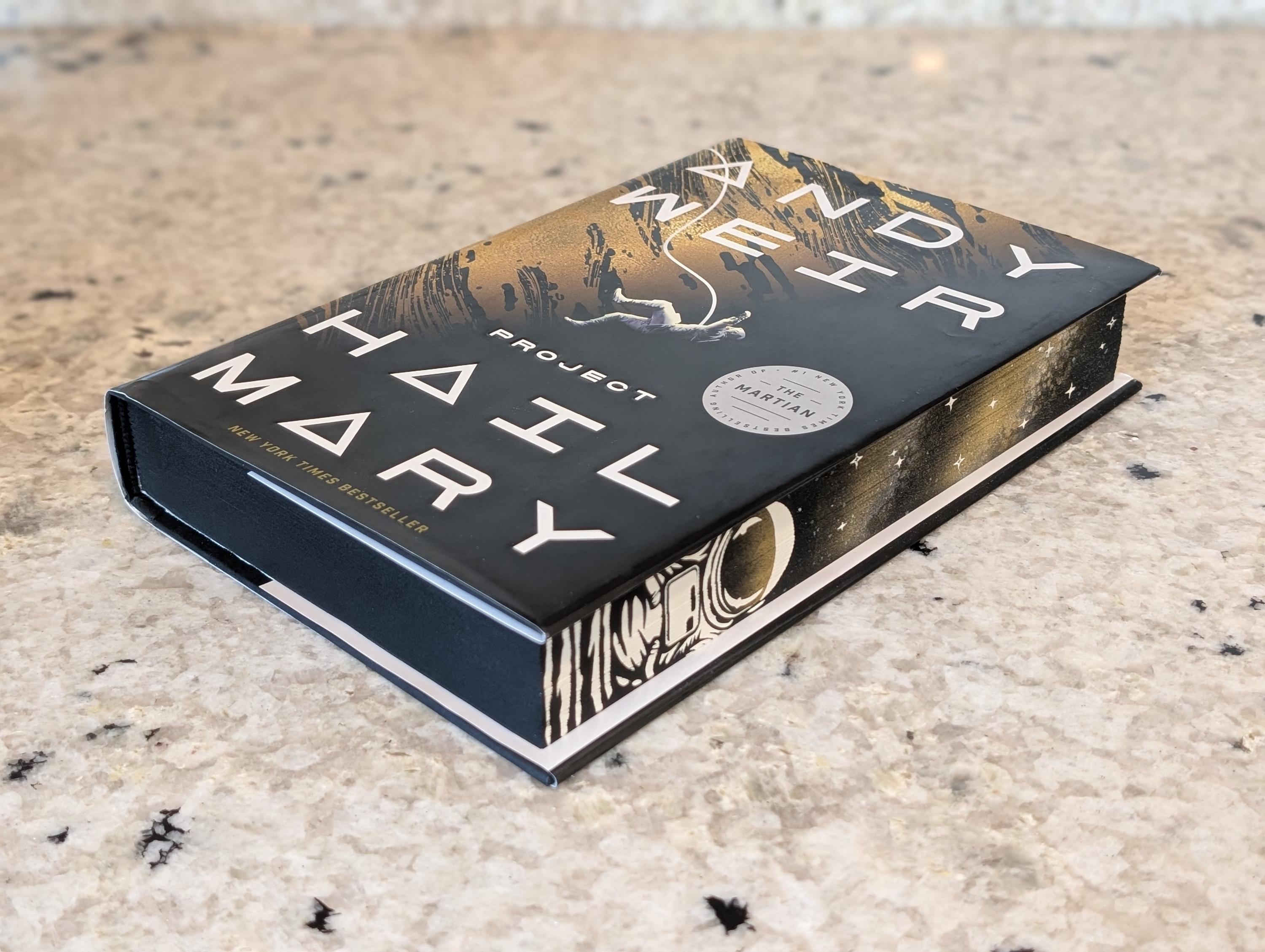 Project Hail Mary Special Edition Book, Sprayed Edges Sci-fi, Andy Weir ...