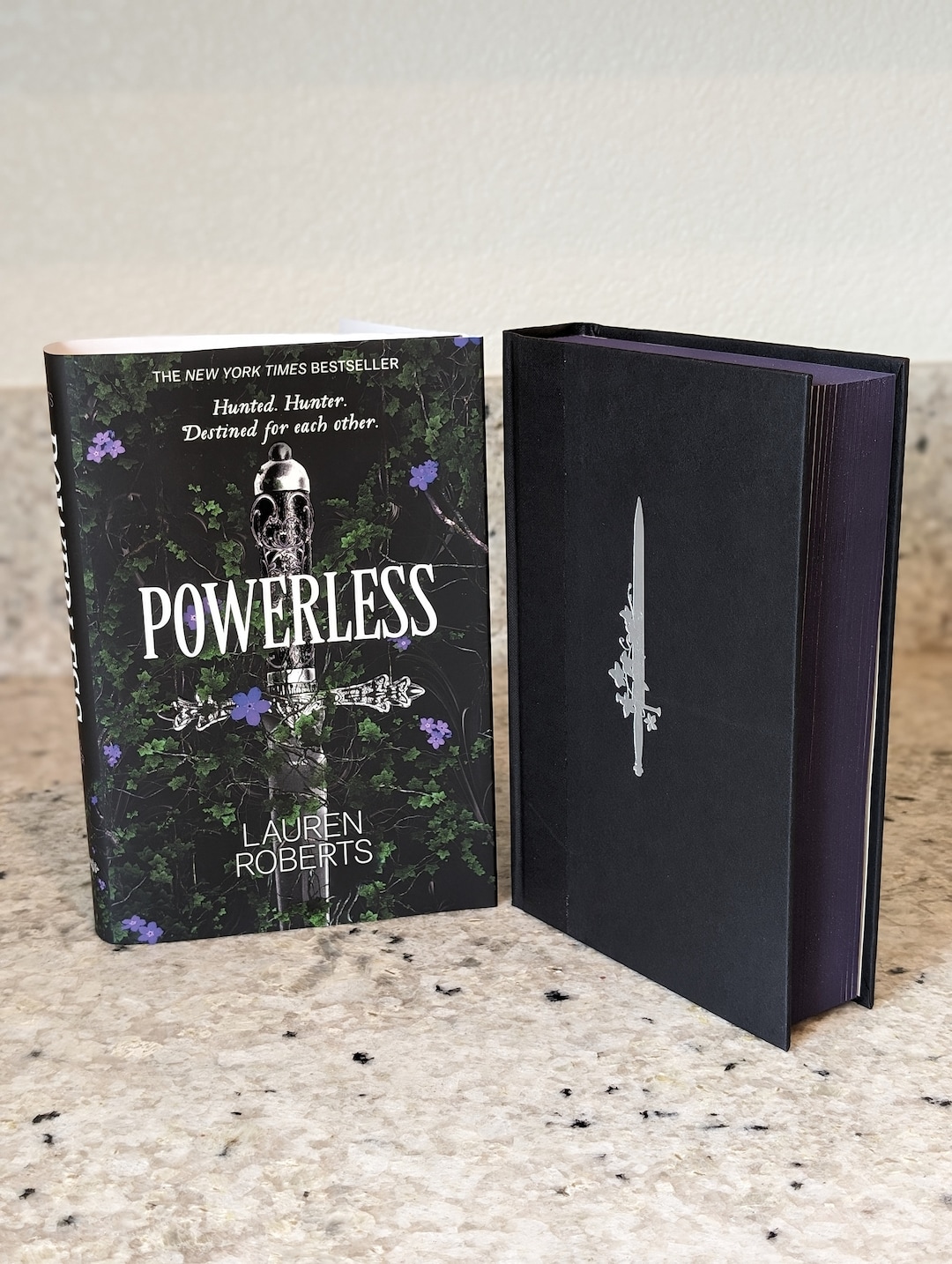 Powerless by Lauren Roberts W/ Purple Sprayed Edges - Etsy Canada