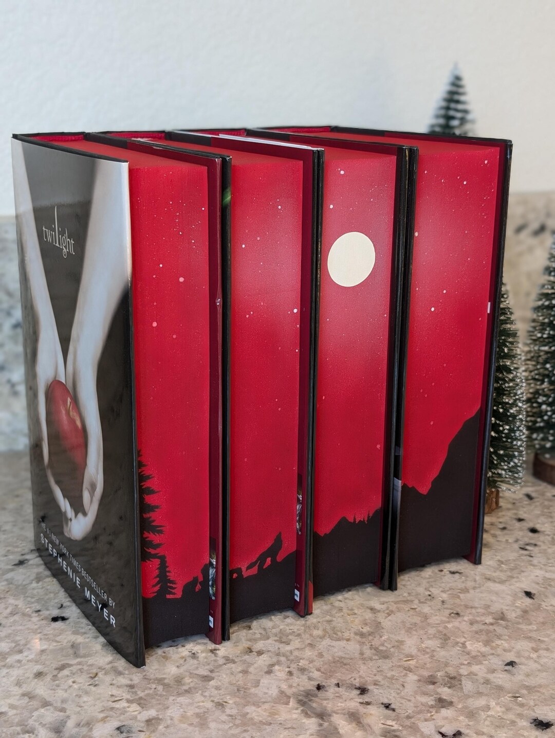 Twilight Saga by Stephenie Meyer With Custom Sprayed Edges, Special ...