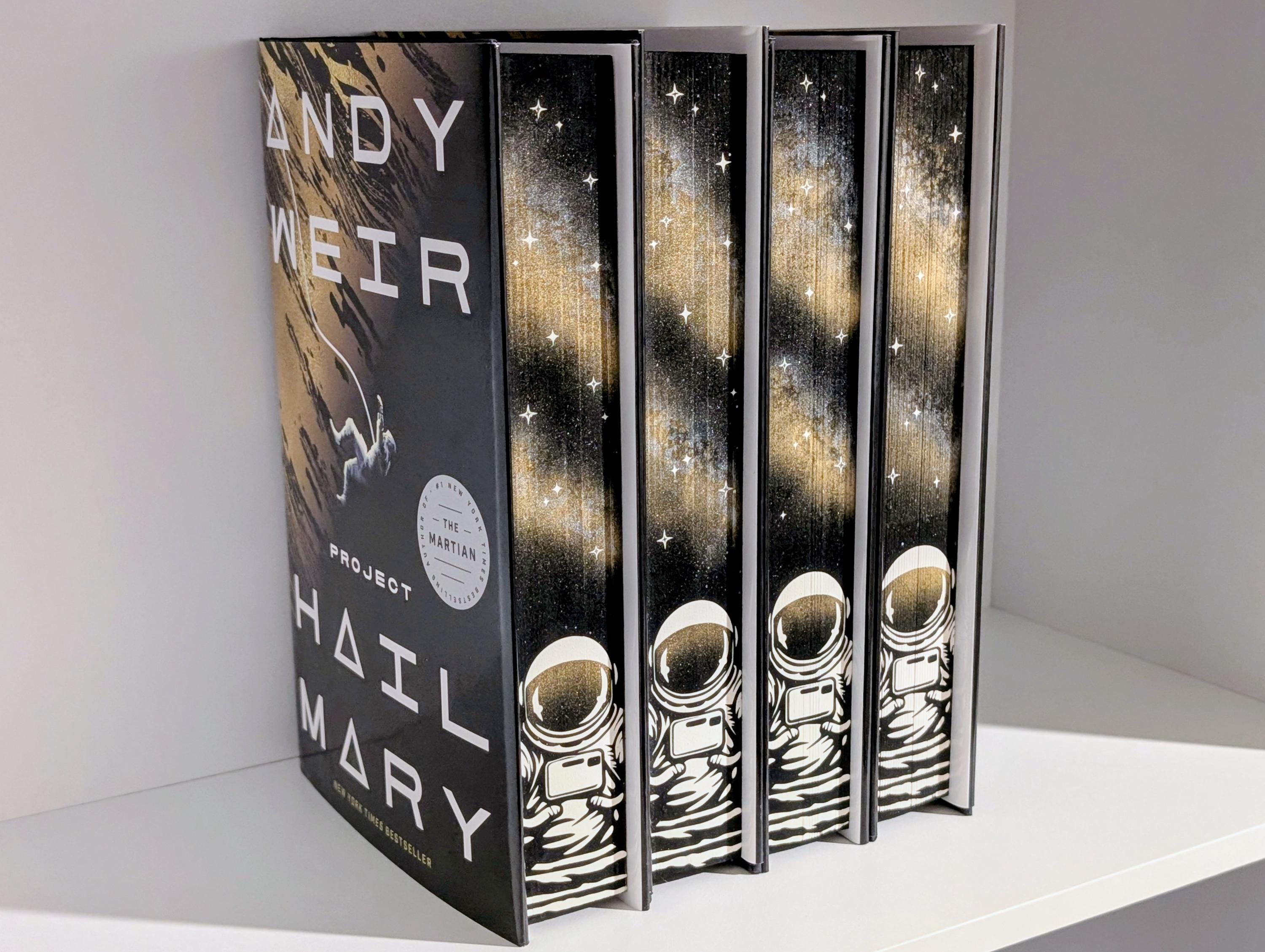 Project Hail Mary Sprayed Edges Hardcover Book: Special Edition Sci-fi ...