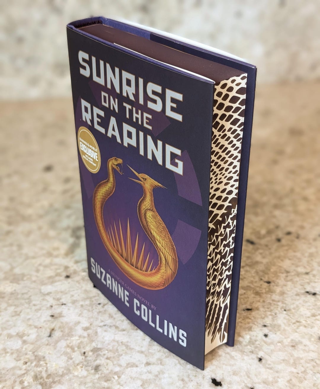 Sunrise on the Reaping B&N Exclusive With Sprayed Snake and Feather ...